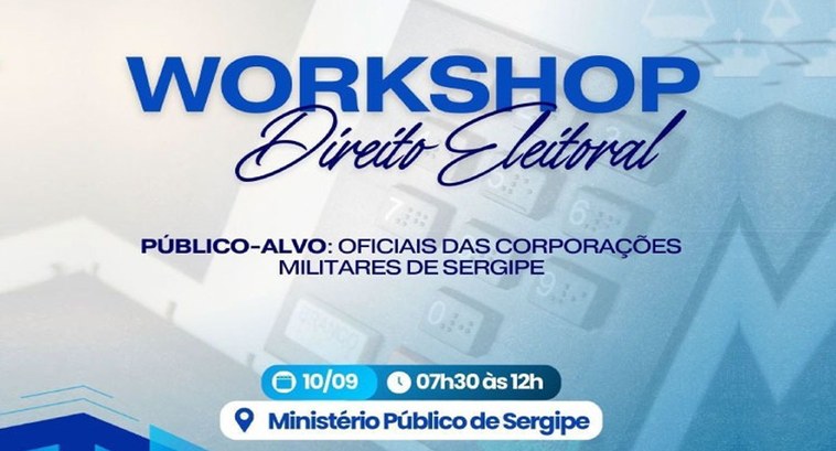 Representante do TRE-SE palestrará em workshop para oficiais da PM ...